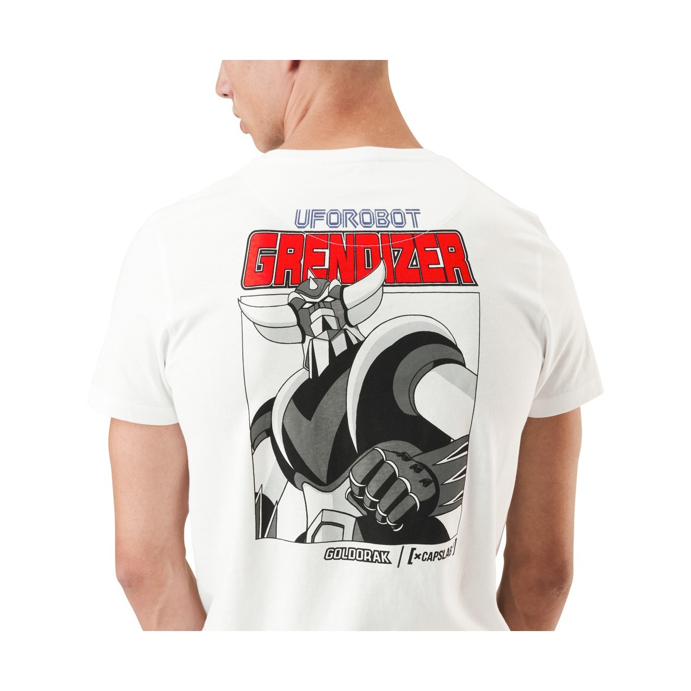 Tee shirt homme en coton Goldorak - Capslab Tee shirt homme en coton Goldorak - Capslab